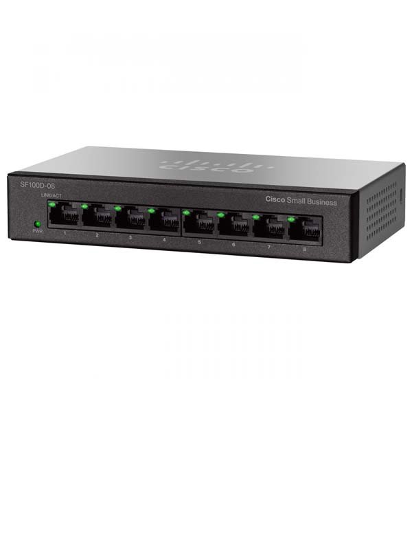 Cisco 100 Series Unmanaged Switches SF100D-08 Price & Specification ...